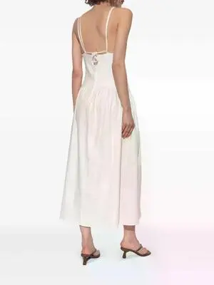 Cult Gaia Spaghetti-strap Pleated Dress