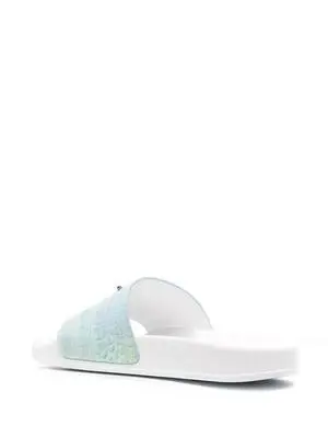 GIUSEPPE ZANOTTI Logo Open-toe Slides