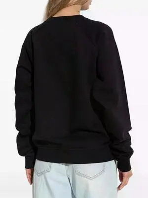 VIVIENNE WESTWOOD Crew-neck Embroidered Sweatshirt - Black