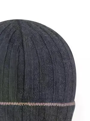 Brunello Cucinelli Ribbed-knit Beanie - Grey