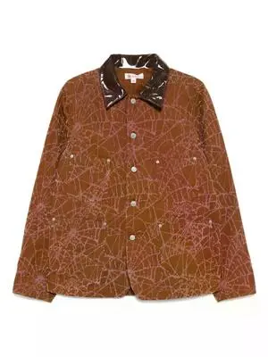 MASU Flocky-web Jacket - Brown