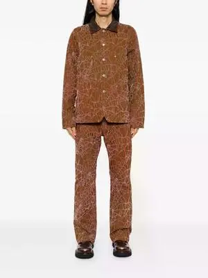 MASU Flocky-web Jacket - Brown