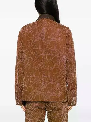 MASU Flocky-web Jacket - Brown