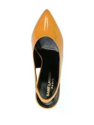 Saint Laurent Leather Slingback Pumps