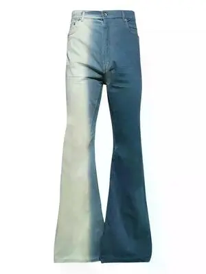 Rick Owens Ombré Flared Jeans
