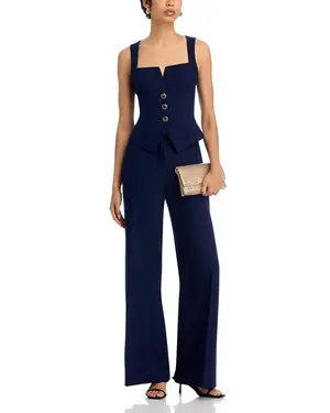 Black Halo Lucian 2-piece Jumpsuit