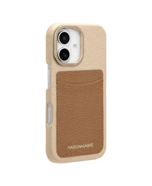 MAISON DE SABRE Maison De Sabra Card Phone Case - Sandstone Nude