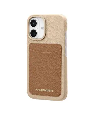 MAISON DE SABRE Maison De Sabra Card Phone Case - Sandstone Nude