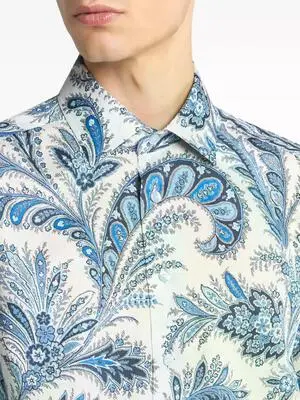Etro Paisley-print Long-sleeve Shirt