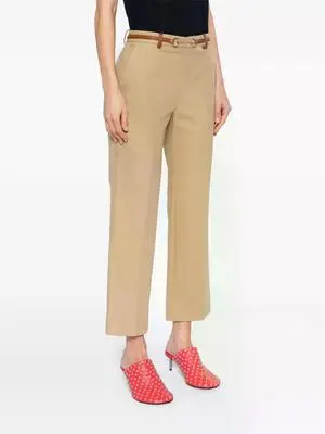 Gucci Horsebit-detail Cotton Trousers