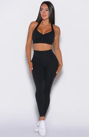 BOMBSHELL SPORTSWEAR Backless Bra - Black