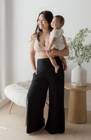 KINDRED BRAVELY Maternity & Postpartum Lounge Pants - Black