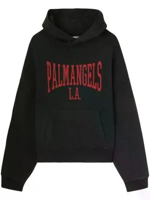 Palm Angels Logo-print Cotton Hoodie