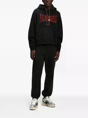 Palm Angels Logo-print Cotton Hoodie