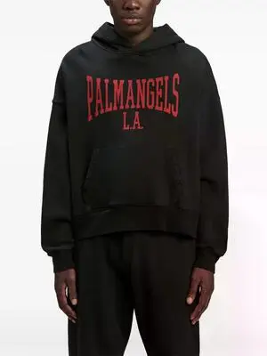 Palm Angels Logo-print Cotton Hoodie