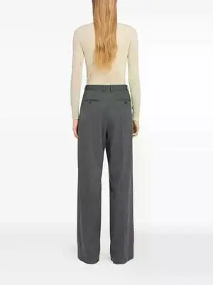 MAISON MARGIELA High-waisted Trousers - Grey