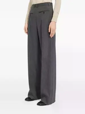 MAISON MARGIELA High-waisted Trousers - Grey