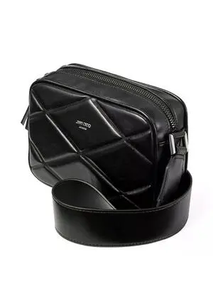 JIMMY CHOO Quilted Leather Box Camera Shoulder Bag