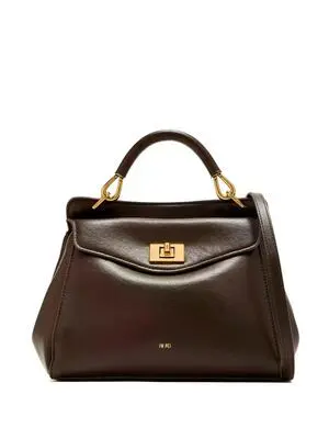 Faux Suede Top Handle Bags