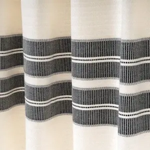 OLIVE & LINEN Costa Turkish Cotton Shower Curtain