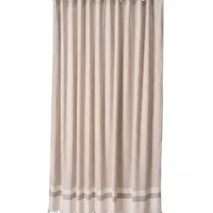 OLIVE & LINEN Pixel Shower Curtain