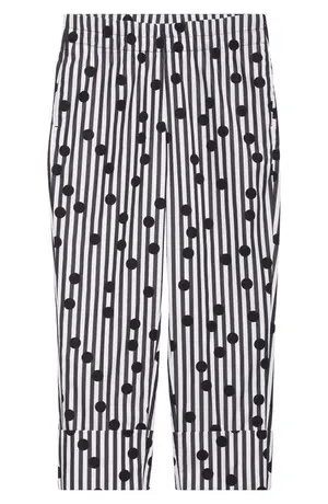 Akris Farrell Cuffed Crop Pants