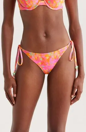 KULANI KINIS Side Tie Bikini Bottom - Sunrise Kiss