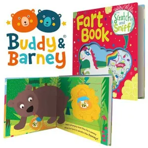 BUDDY & BARNEY Scratch & Sniff Book Fart Book Ages 2