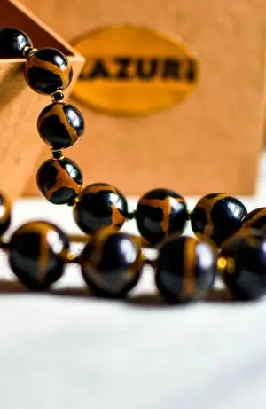 KAZURI Ceramic Beaded Necklace