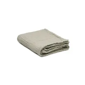 OLIVE & LINEN Soho Supersoft 4-layer Cotton Gauze Hand Towel Bundle - Olive