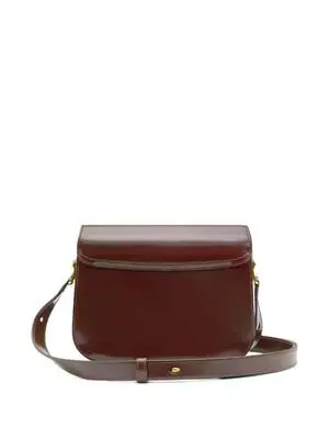 Ami Paris Shoulder Bag - Brown