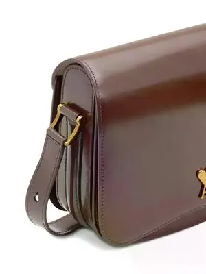 Ami Paris Shoulder Bag - Brown