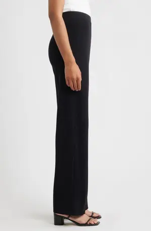 Misook Nancy Wide Leg Knit Pants