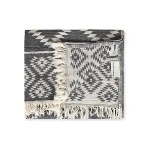 OLIVE & LINEN Turkish Cotton Hand Towel Bundles - Black
