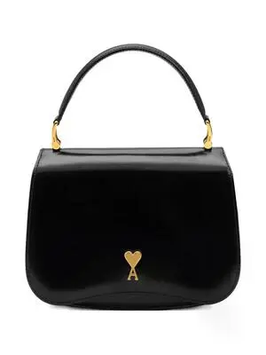AMI Paris Glazed Leather Handle Bag