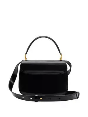 AMI Paris Glazed Leather Handle Bag