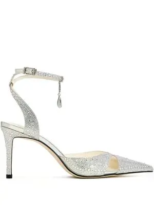 Jw Pei 85mm Haidi Crystal-embellished Heeled Pumps