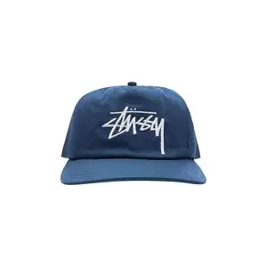 StÜssy Big Stock Mid Depth Cap - Blue