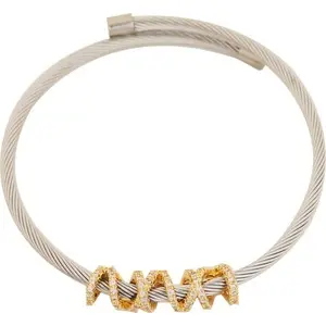 PANACEA Crystal Embellished Cuff Bracelet