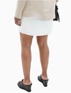 Calvin Klein Recycled Crepe Mini Skirt