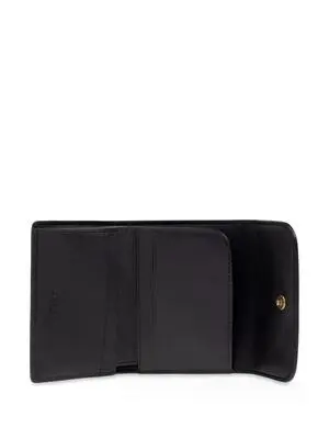 COACH Essential Logo-plaque Leather Card Holder - Black