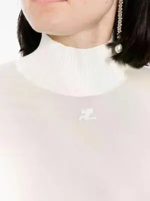 COURREGES Reedition Second Skin Mesh Top