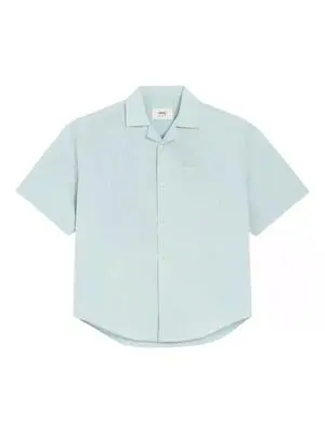 AMI Paris Short-sleeve Button-up Shirt