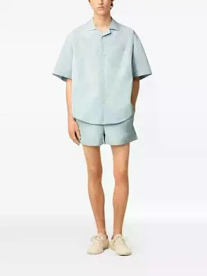 AMI Paris Short-sleeve Button-up Shirt