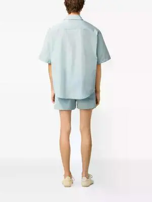 AMI Paris Short-sleeve Button-up Shirt