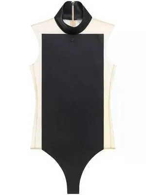 COURREGES Illusion Bodysuit - Black