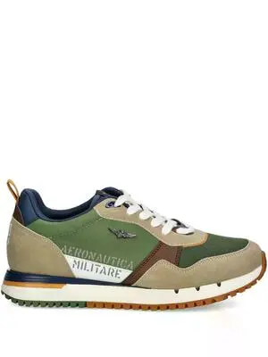 AERONAUTICA MILITARE Panelled Sneakers - Green