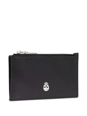Alexander McQueen Zippered Leather Wallet