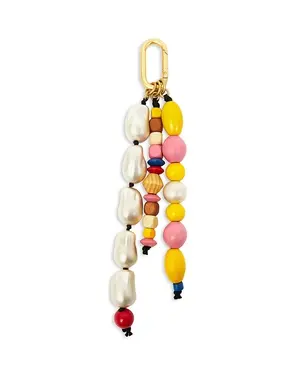 Clare V. Beaded Bag Charm - Multi