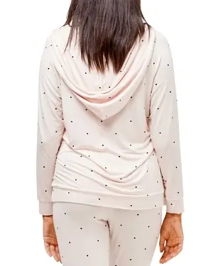 NOM MATERNITY Simone Maternity Hoodie - Dots
